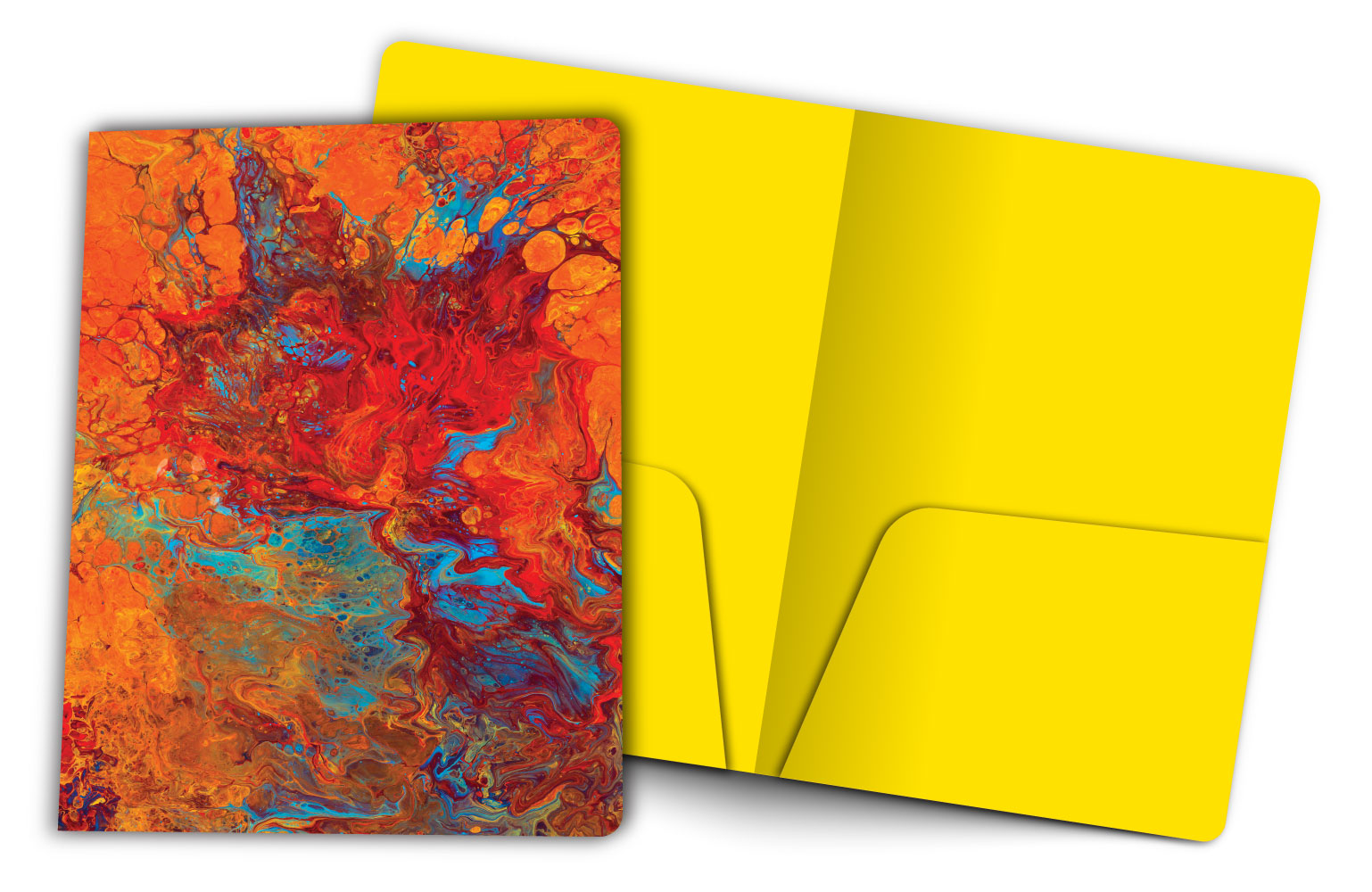 Pocket Folder Fire Marble — Postimages