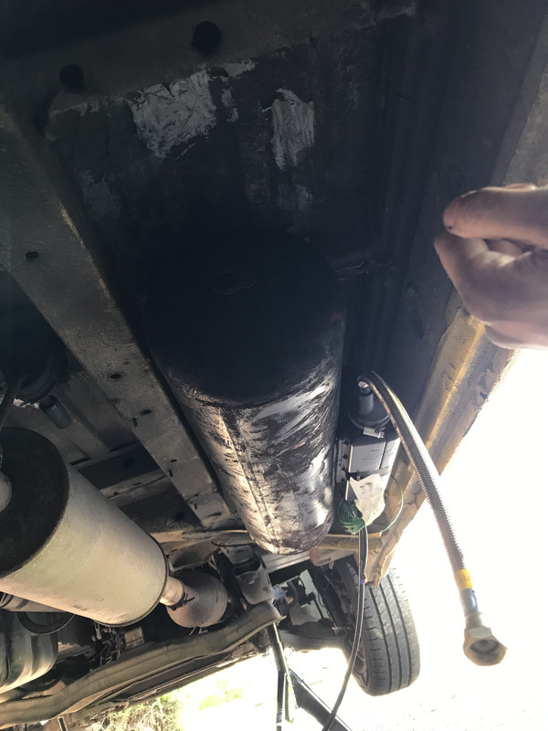Propane Tank Passenger Side Undermount | Sprinter-Source.com