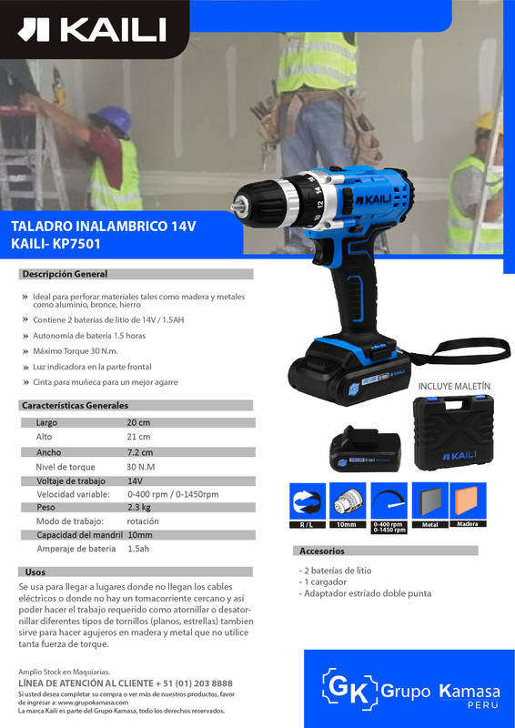 KP7501 Mesa de trabajo 1 — Postimages