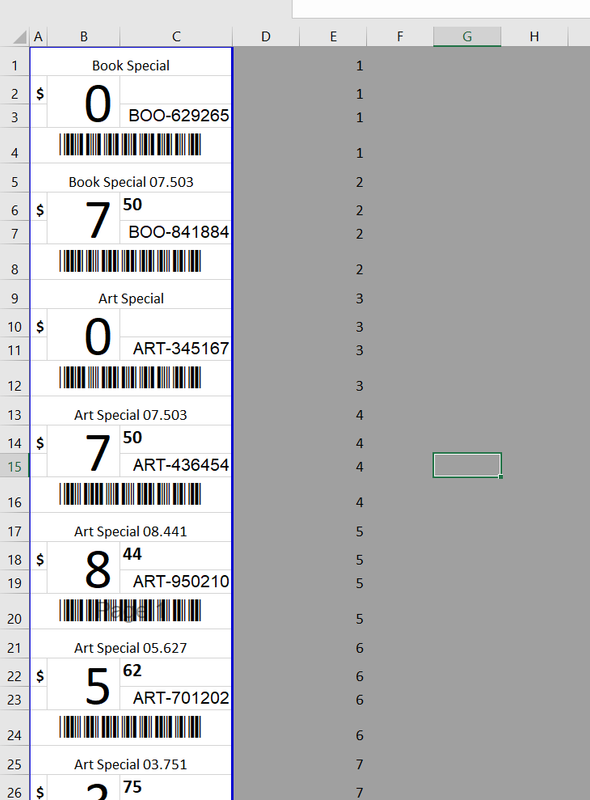 Excel For Creating Labels Rexcel