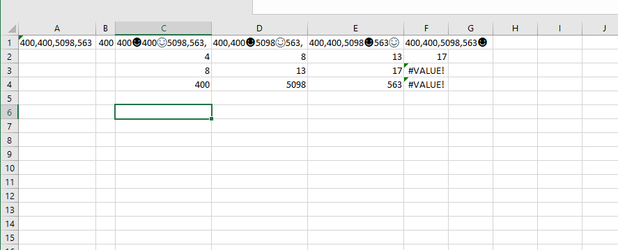 Multiple values separated by commas. : r/excel
