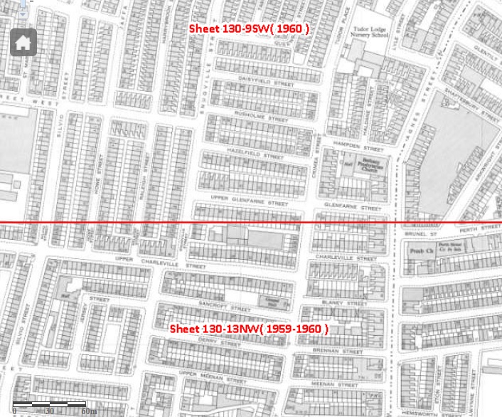 Old street maps of Shankill Rd