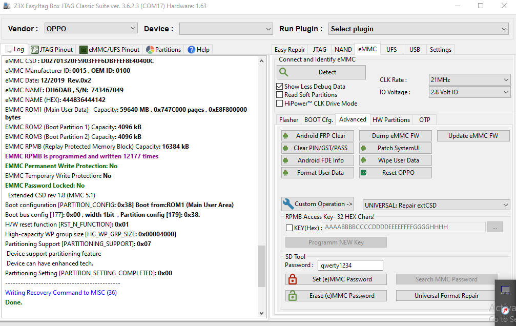 Realme 5i RMX 2030 Sucessful unlock with EASY JTAG BOX - GSM-Forum