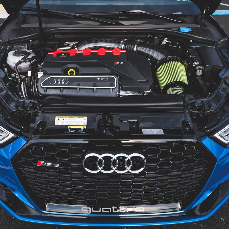Presenting the AWE 4.5" S-FLO Carbon Intake Suite for the 8V RS 3 & Mk3 ...