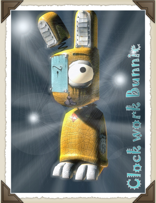 The Clockwork Bunnie 2025 - Free Daz 3D Models