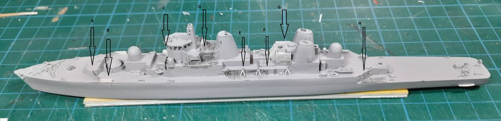 HMS Bristol - Type 82 Destroyer ***Completed*** - Eighties GB ...