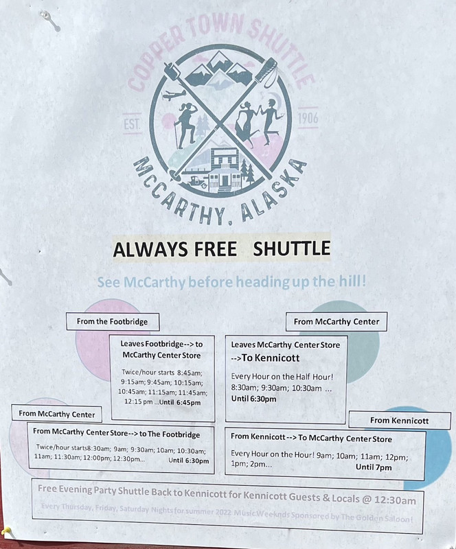 McCarthy/Kennecott - Parking and Shuttles Logistics : r/alaska