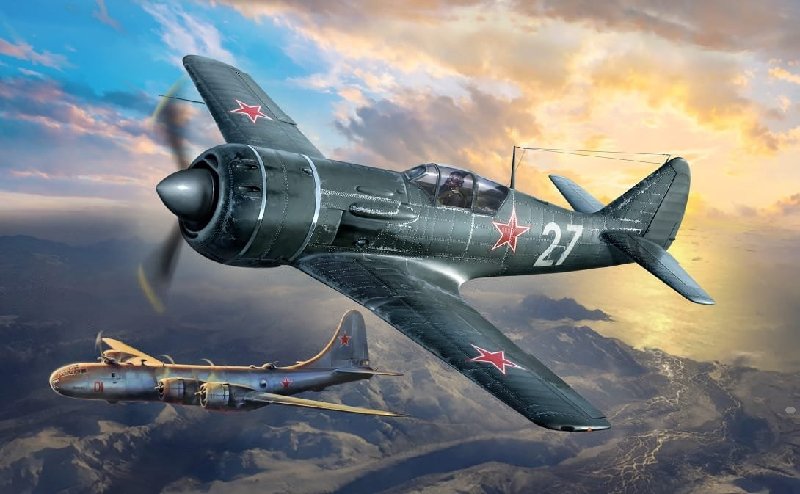 1/48 - Lavochkin La-9 "Fritz" & La-11 "Fang" by Ark Models - La-9 & La ...