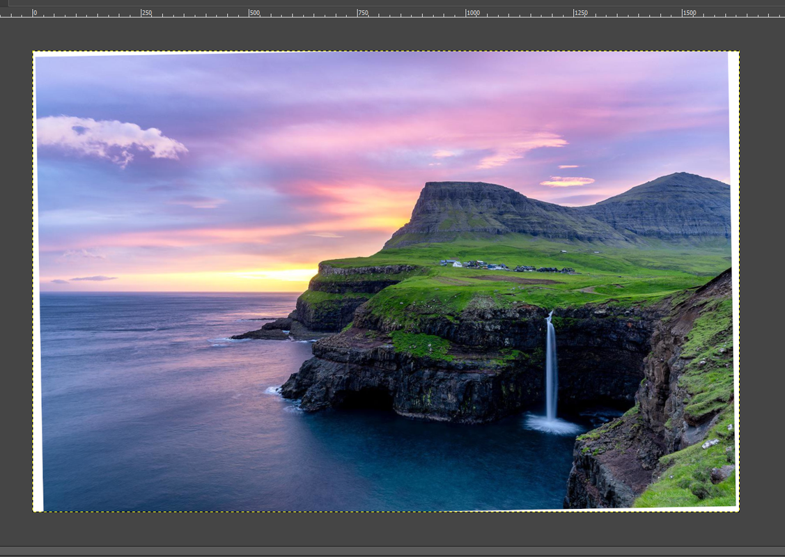 How to fill in the blank edges? : r/GIMP