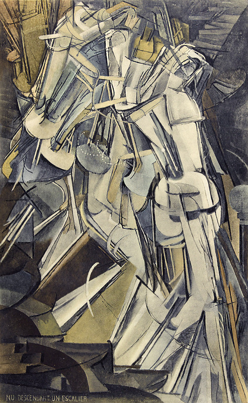 MARCEL DUCHAMP NUDE DESCENDING A STAIRCASE DADA ART GICLEE PRINT FINE CANVAS | eBay