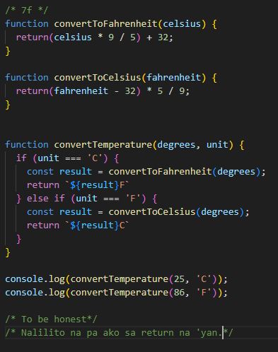 Lesson 7 : Functions