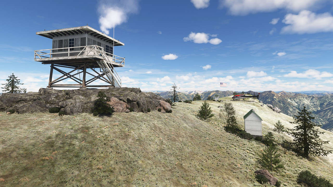 My visit to the Idaho Fire Lookouts - Community Screenshots - Orbx ...