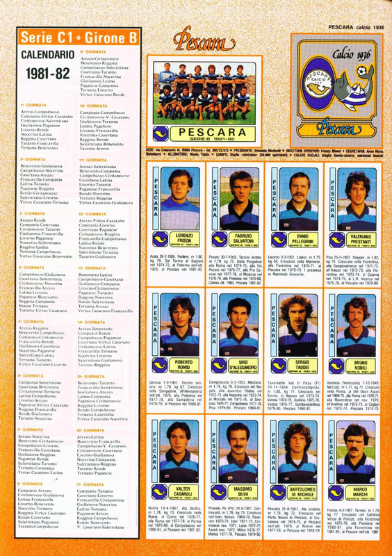 Calciatori 1981 1982 Panini 50 — Postimages