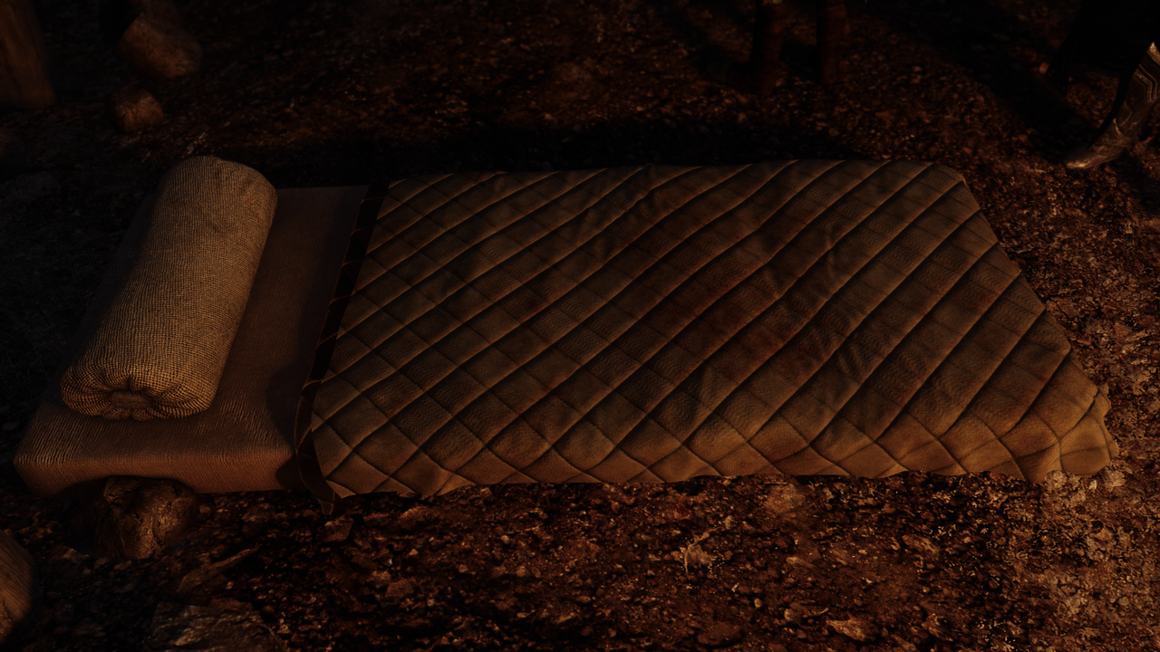 HFs - Bruma Bedroll - remodel at Skyrim Special Edition Nexus - Mods ...