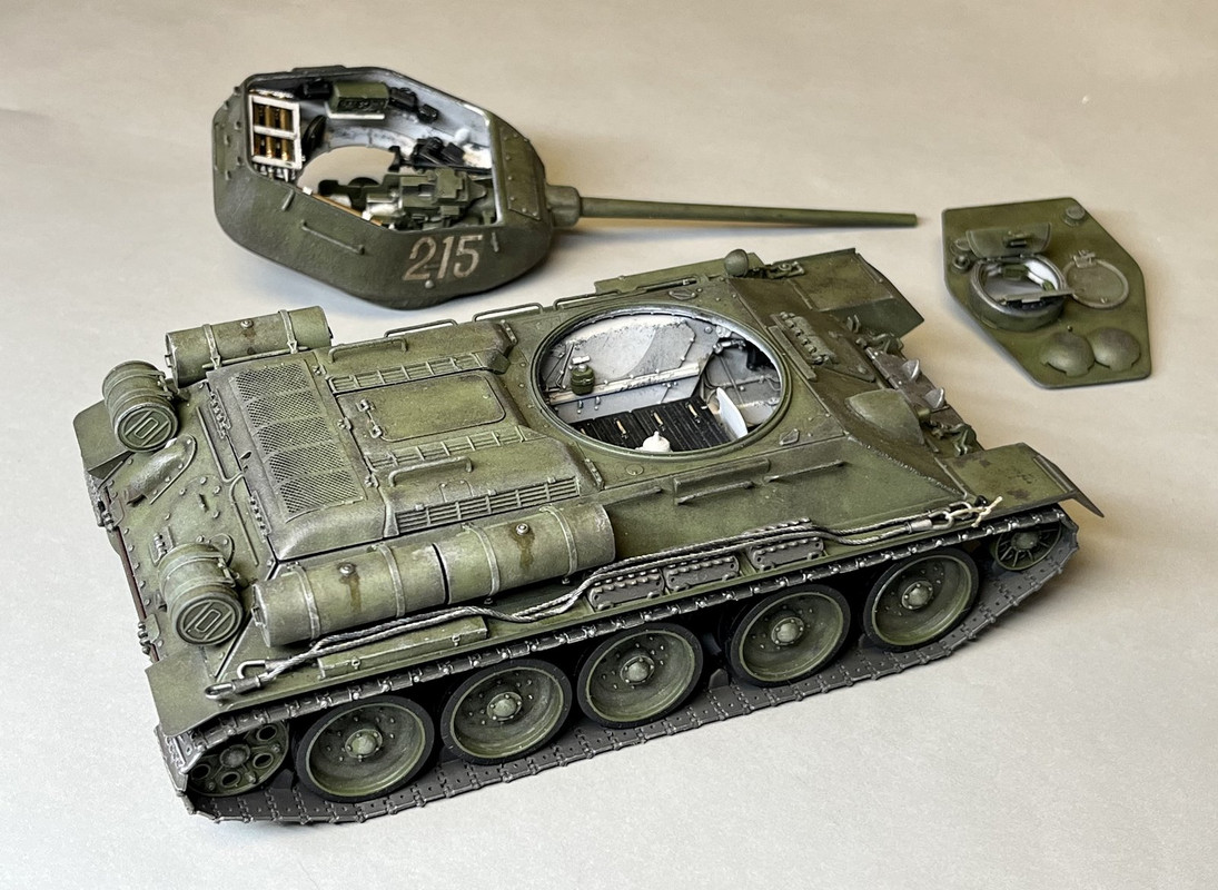 AFV Club T-34/85 With Interior - Ready for Inspection - Armour ...