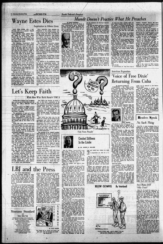 The Montana Standard Wed Feb 10 1965 4 — Postimages
