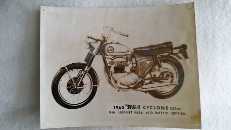 1965 BSA Cyclone Road Model(USA) - Britbike forum