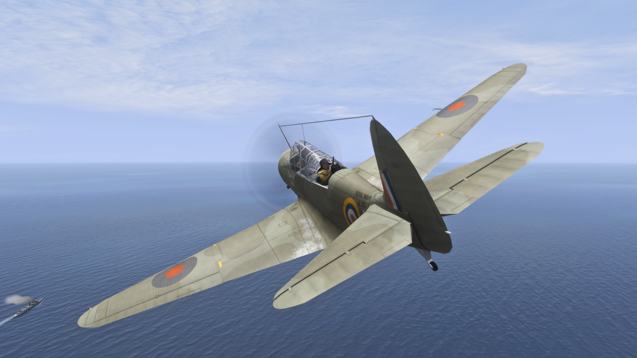 Fictional Royal Navy TBD-1 - TBD Mk. I "Marlin" from HMS Illustrious ...