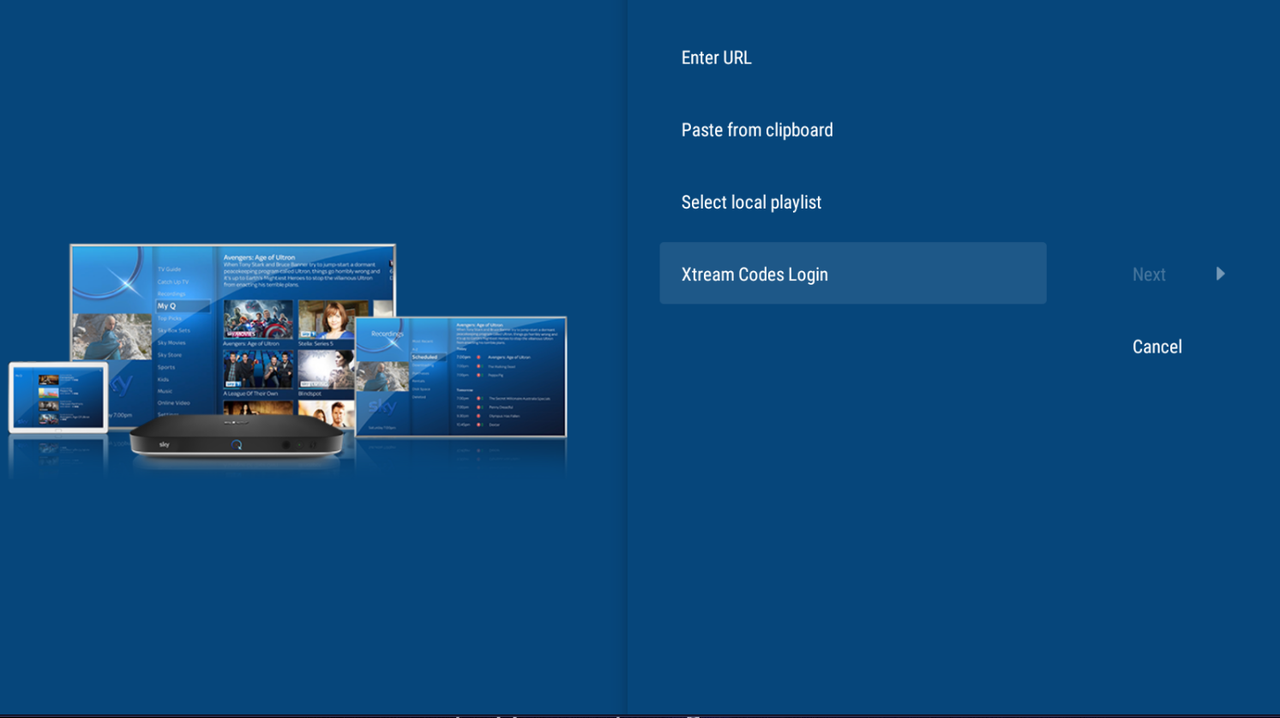 Blue like on the sky TV menu : r/TiviMate