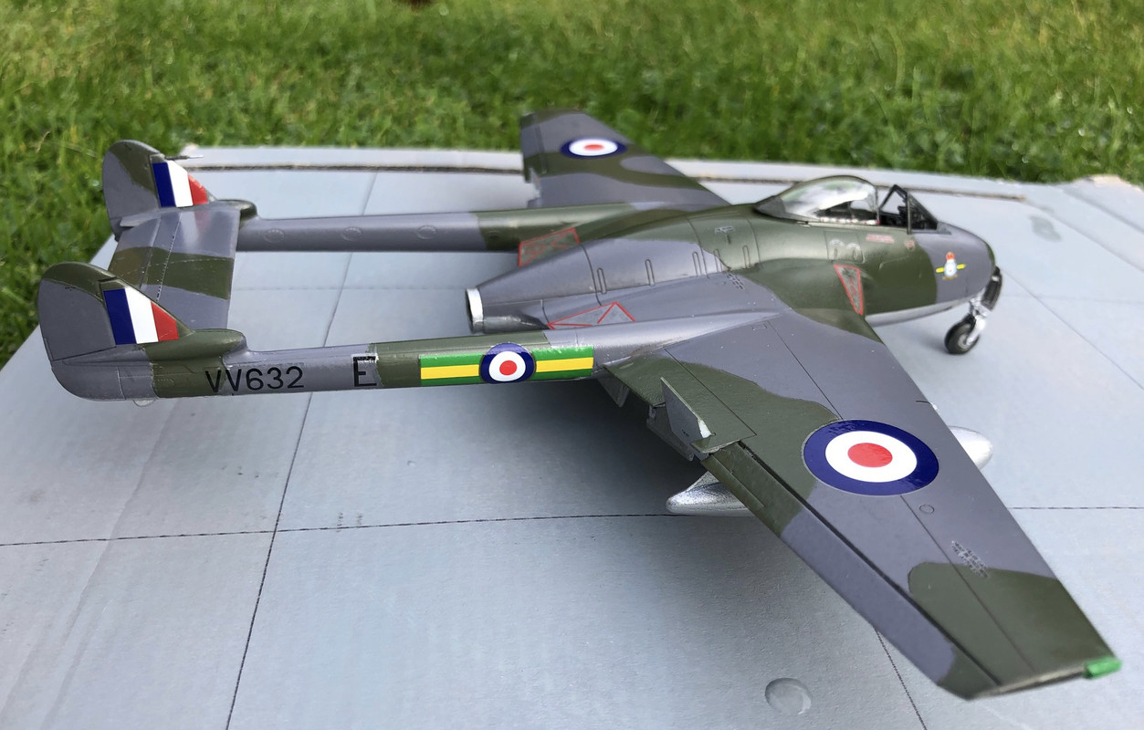 Vampire FB.5, VV632/E, No. 613 (Manchester) Sqn, RAuxAF, RAF Ringway ...