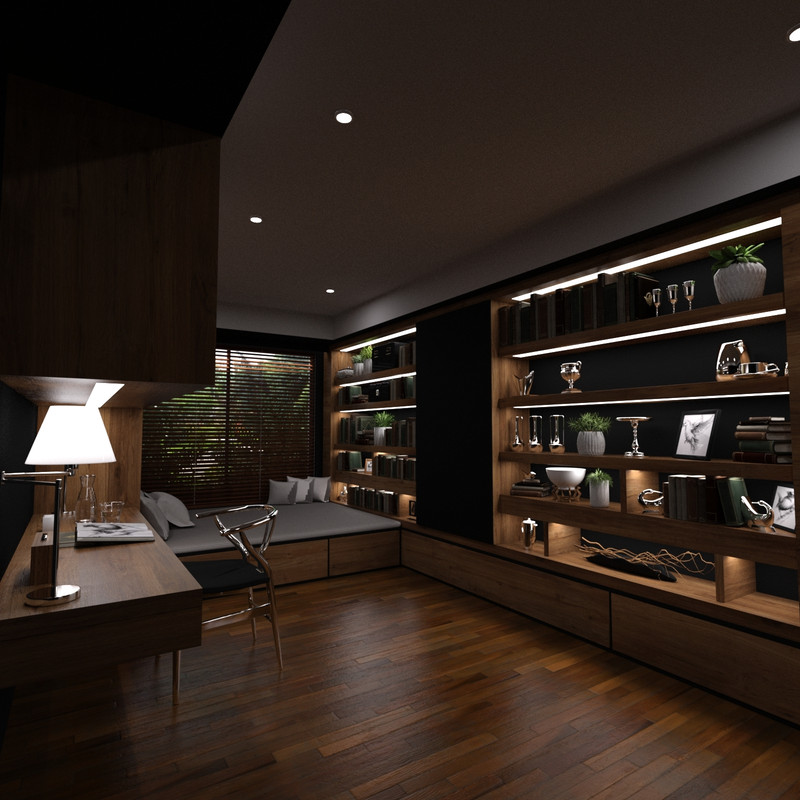 Modern Study (REPOST) 2025 - Free Daz 3D Models