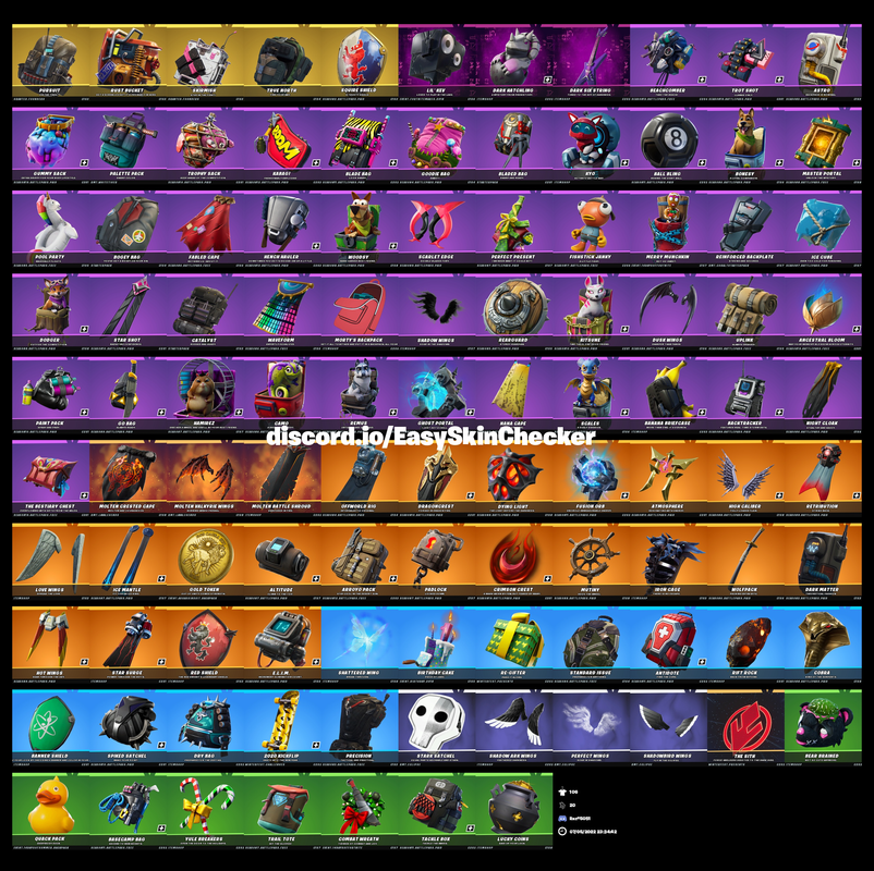 fn acc with 115 skins | with stw - EpicNPC