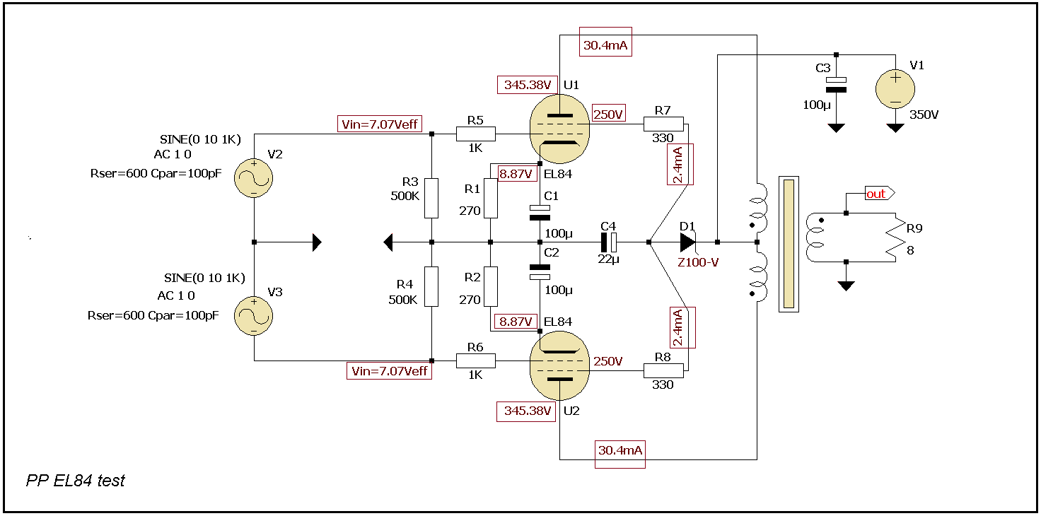 EL84 PP TEST — Postimages