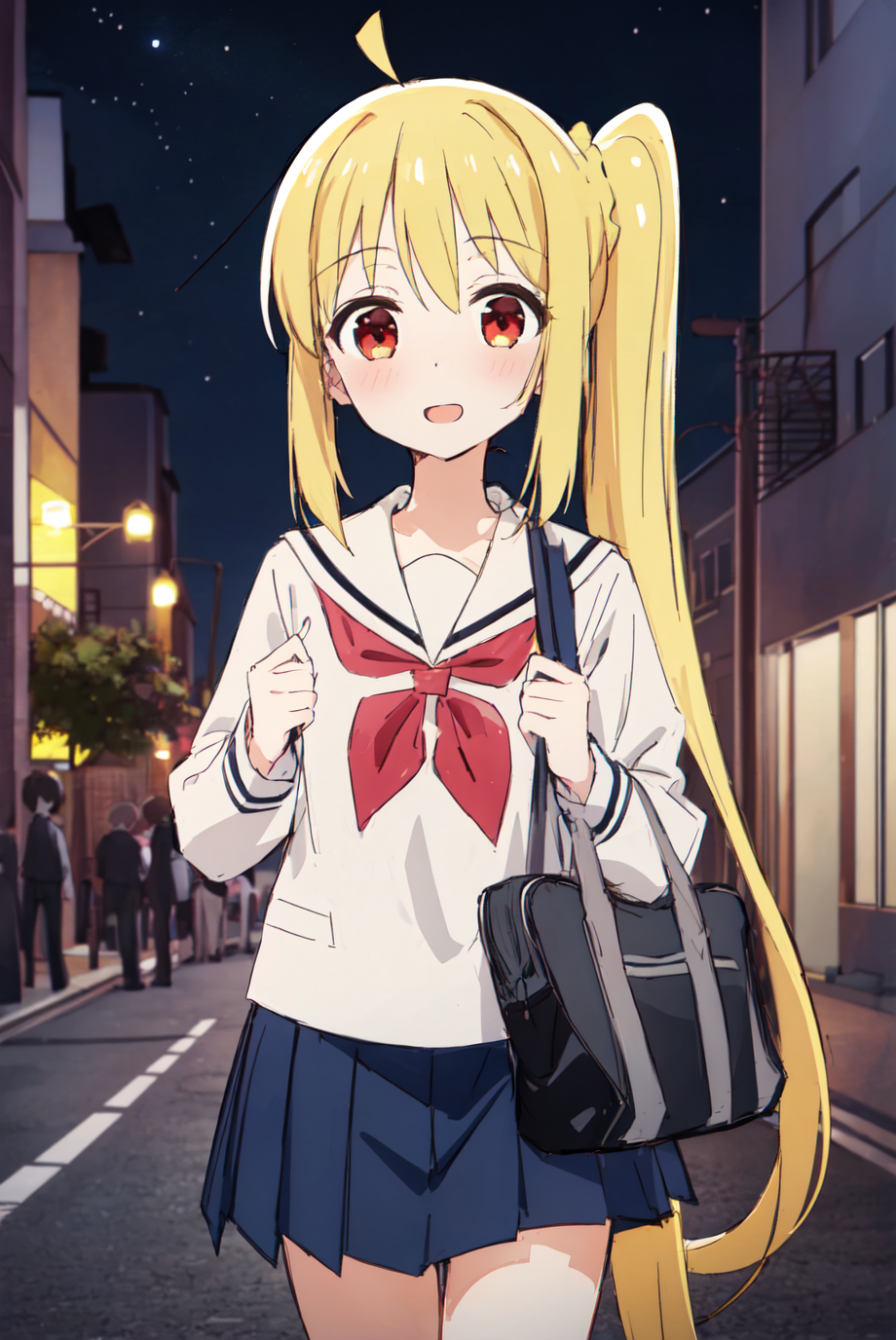 03396 611209498 bocchi style, 1girl, Ijichi Nijika, ( Ijiqi Nijika 1 5), kawaii, (((very long ...