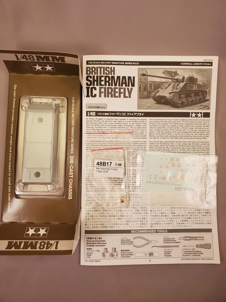 Tamiya 1/48 British Sherman IC Firefly -- Finished - M3/M4 Medium Tank ...