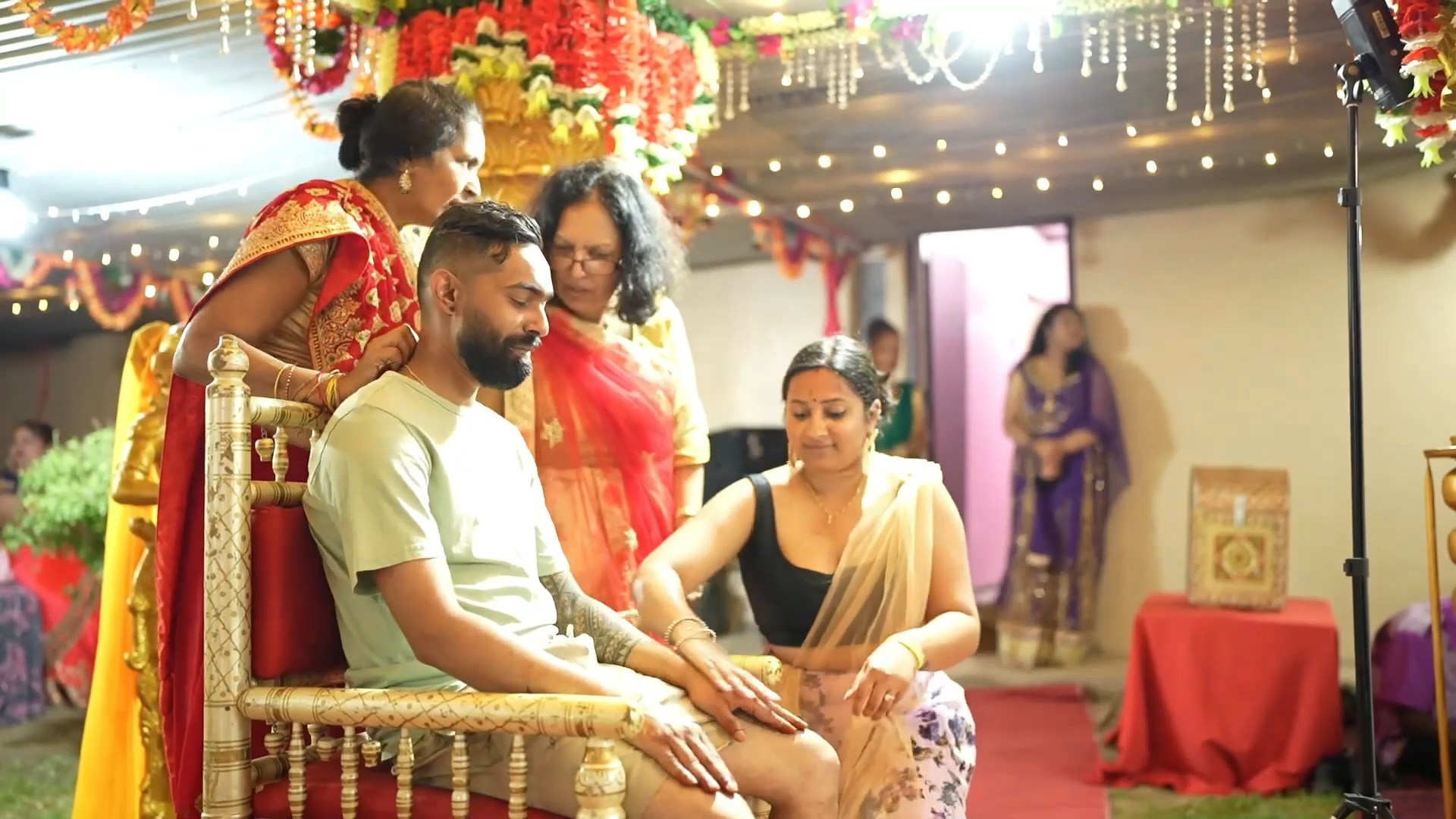 Dusky Desi Beautiful Girl Wide Cleavage and Boobs in wedding custume mp4 snapshot 01 55 452 ...