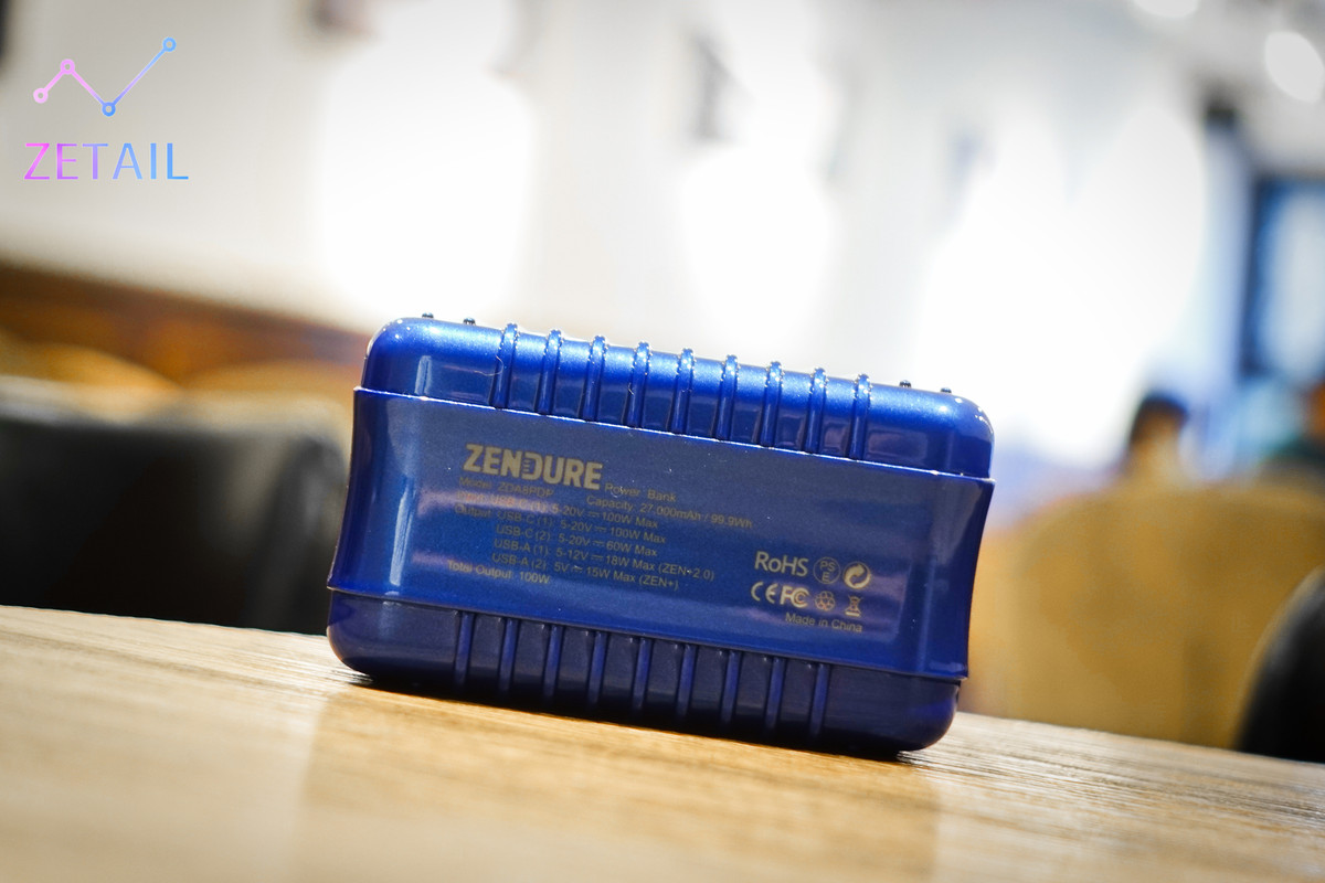 Zendure SuperTank 超大 100W 功率 27000mAh 電量快充行動電源 開箱體驗：充筆電、充手機、充平板，無所不能 ...