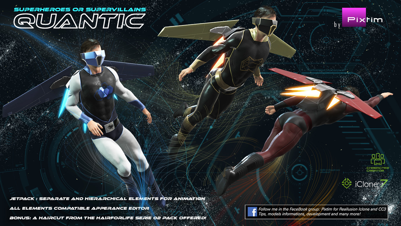 [ Reallusion Avatar ] Superheroes Or Supervillains : Quantic 2025 ...