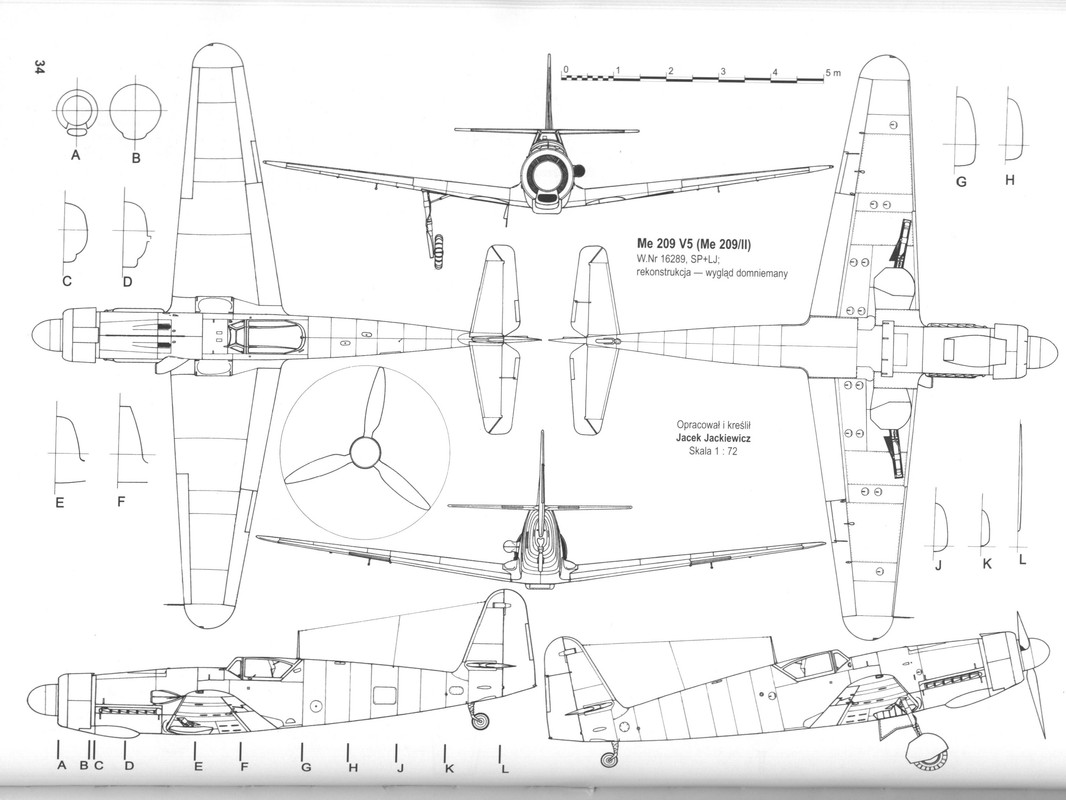 Pushing the Borders, a Messerschmitt Me 209 V-5 in 1/72 - Work in ...