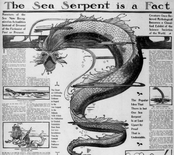 Sea Serpent Sighting - Cryptozoology, Myths and Legends - Unexplained ...
