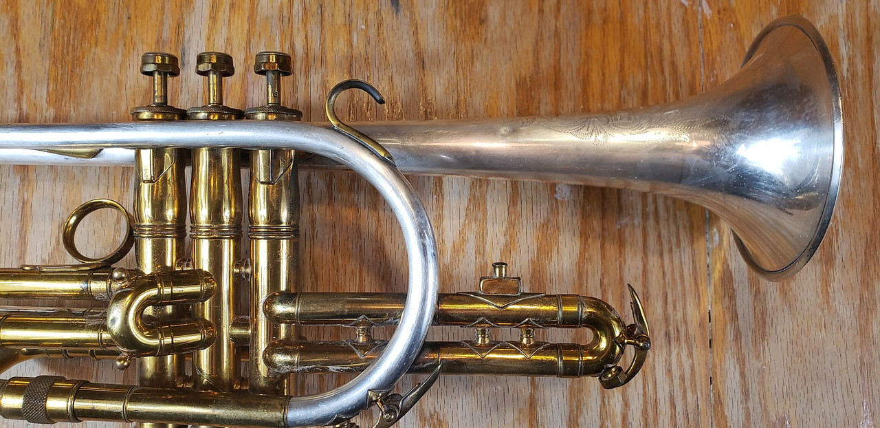 King 1950 Master 2 Silversonic cornet sn 319154 (9) — Postimages