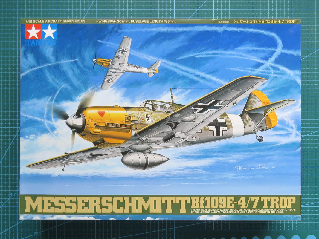 Bf109E-7B/Trop, 7/ZG1, Libya 1942 - Messerschmitt Bf 109 STGB ...