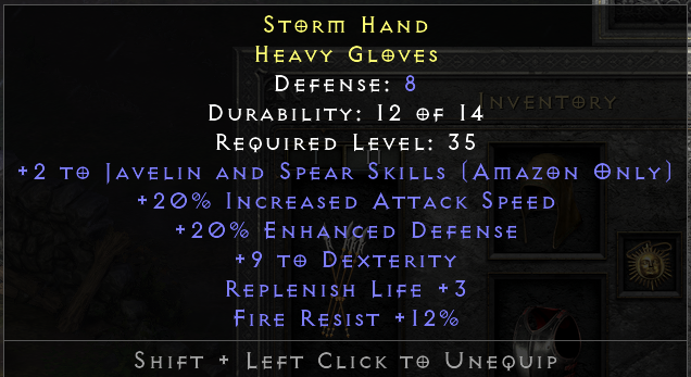 2/20 Java Fr Dex Gloves - Topic - d2jsp