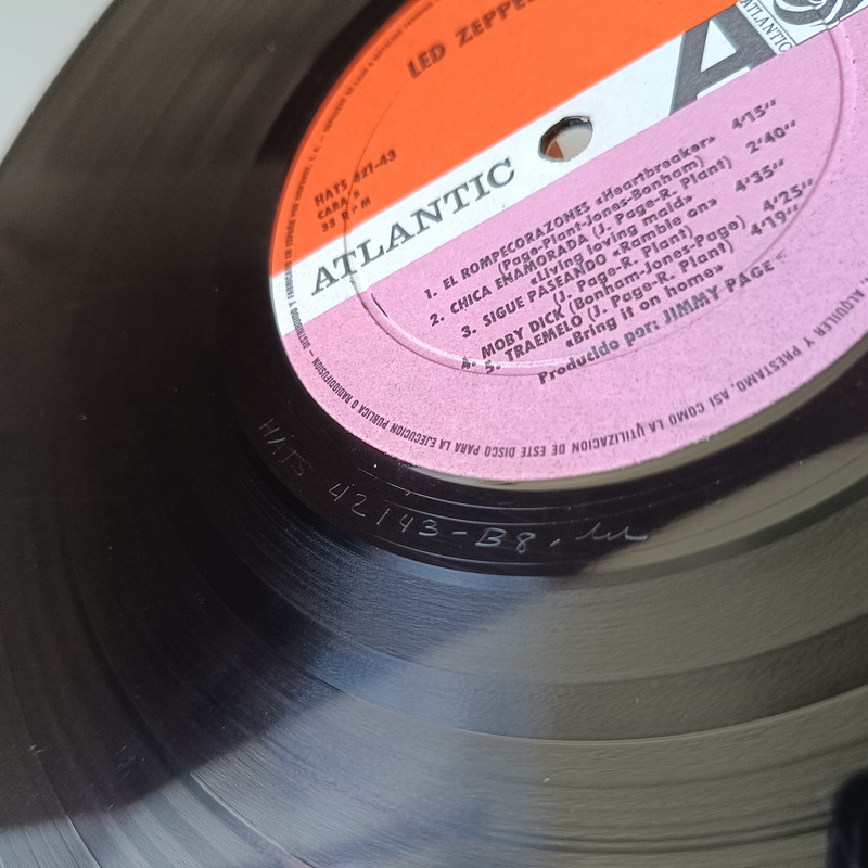 let's talk about our pressing of ALVEAR (Led Zep, AC / DC, CCR, Young ...