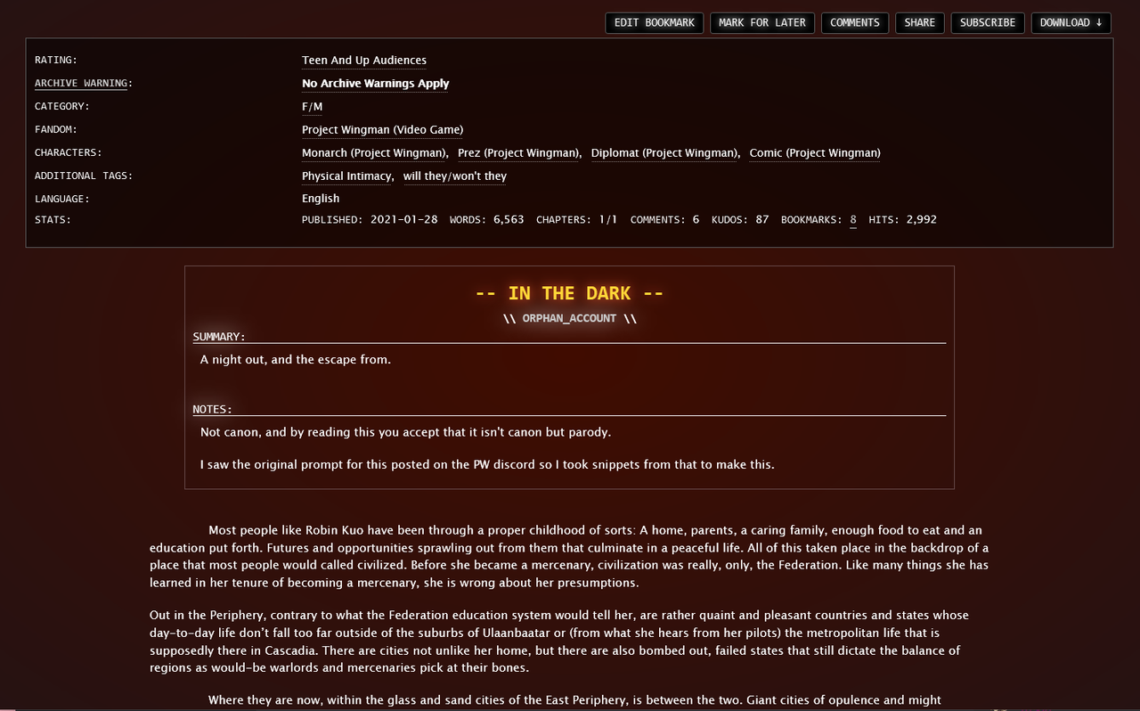 AO3 Limiter: Project Wingman UI - eveque - Project Wingman (Video Game ...