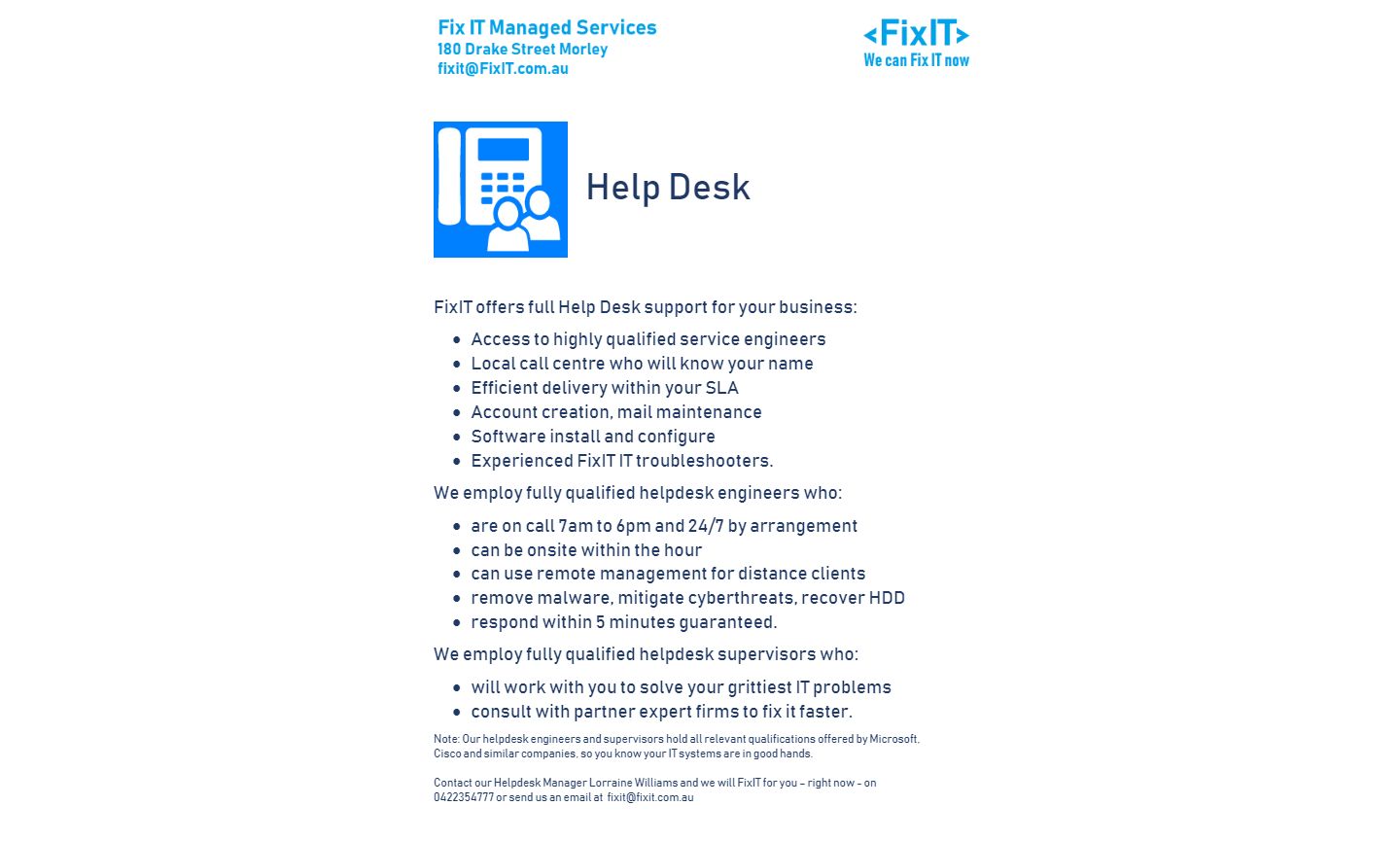 Fix IT Help Desk — Postimages