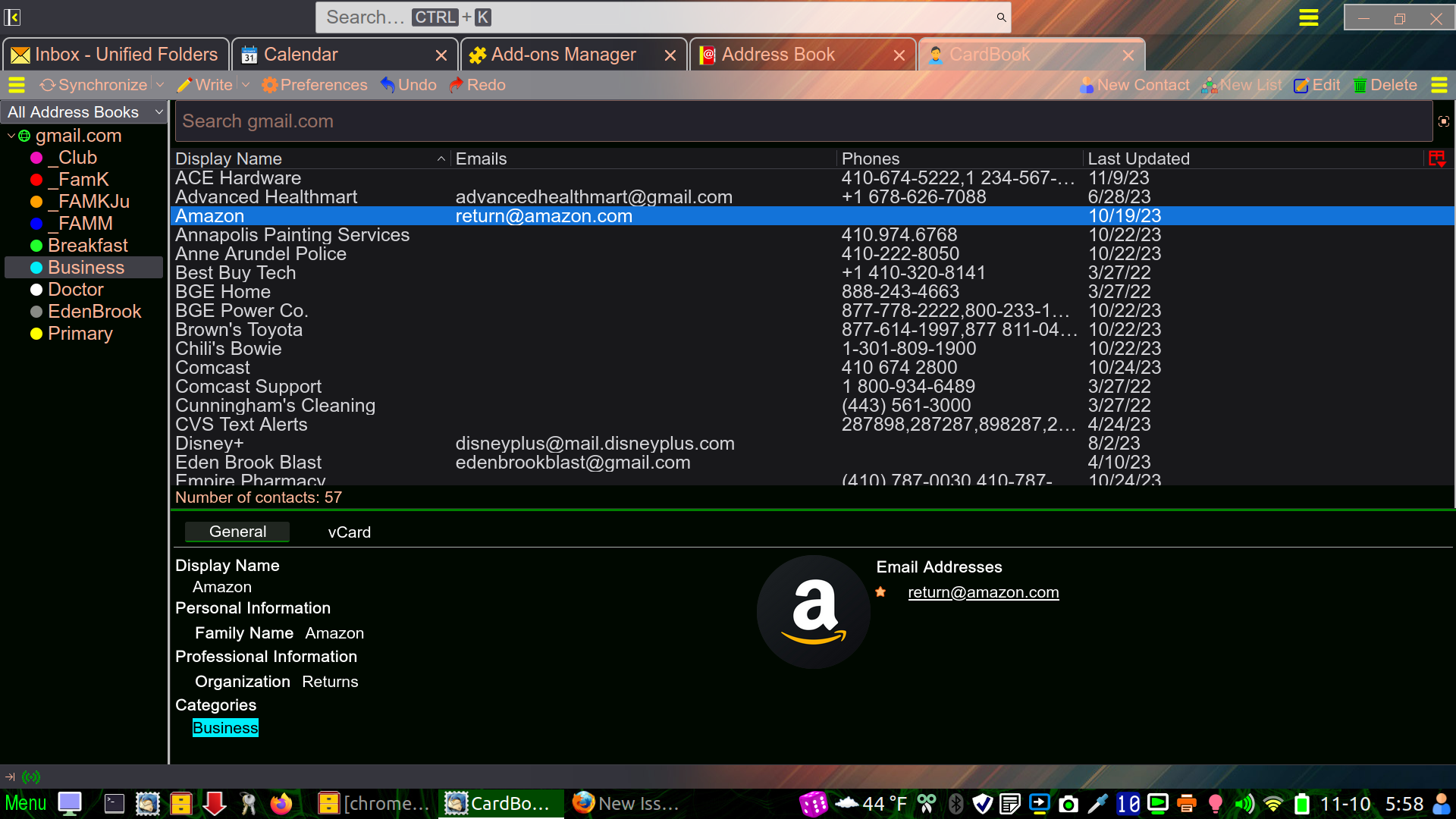 Cardbook new view — Postimages