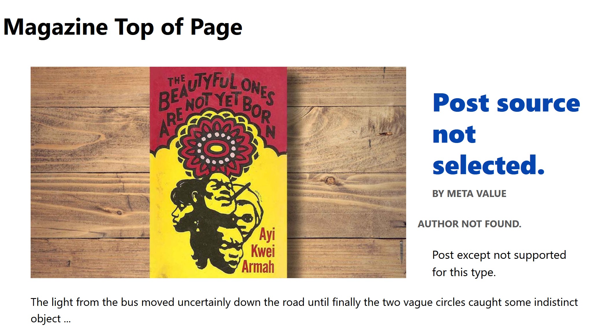 block element — Postimages