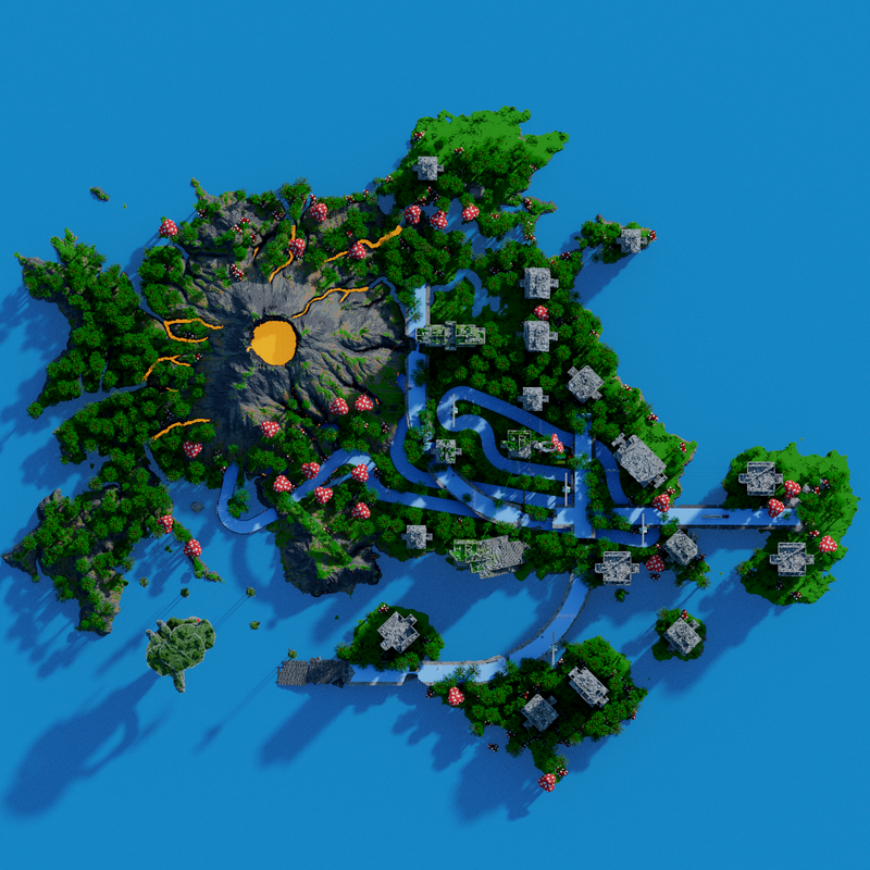 🗺️ Lost Isle - (1.20+) Boat Racing - JAVA & BEDROCK 🌎 Minecraft Map