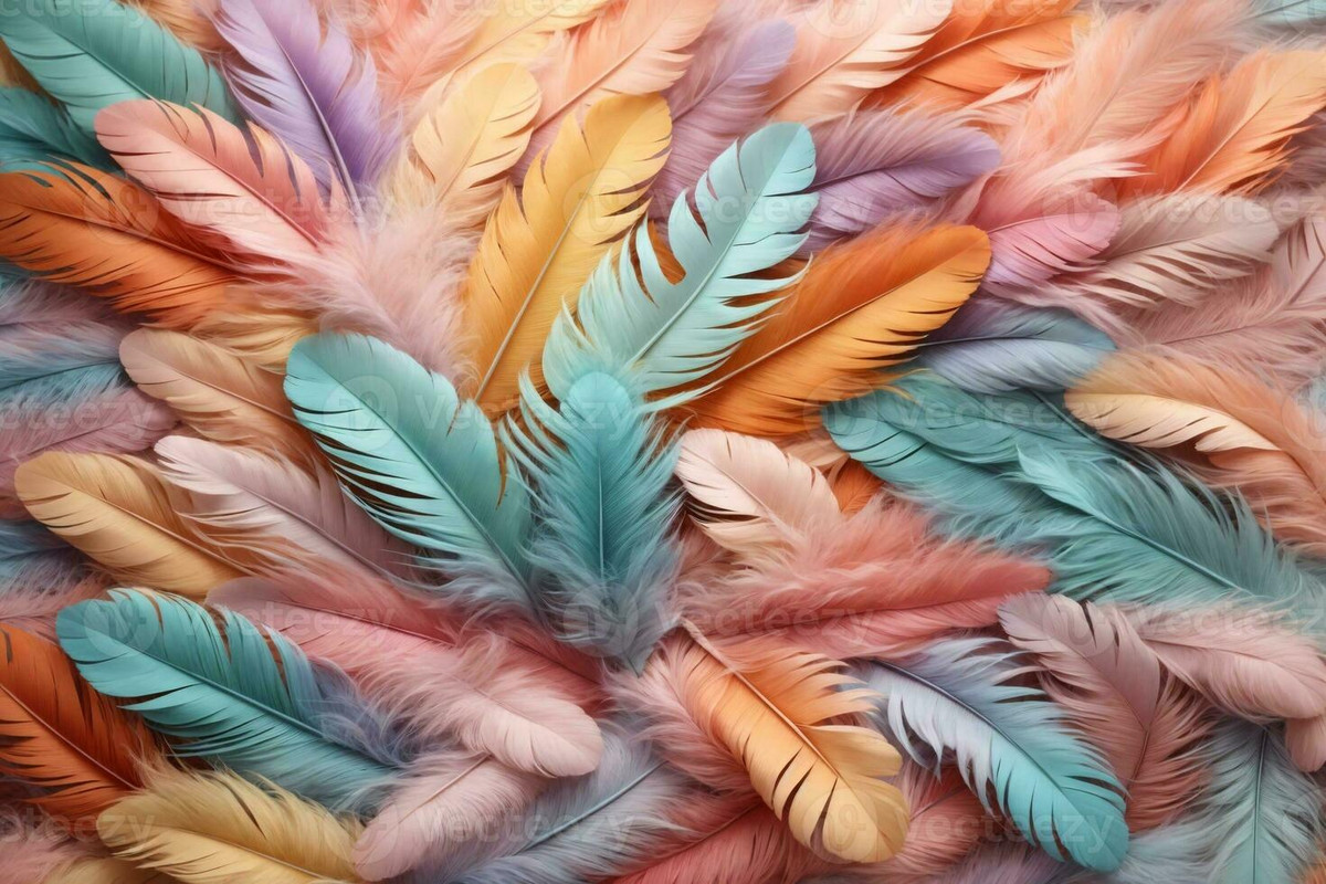 pastel feather background pastel feather wallpaper feathers background feather texture feathers ...