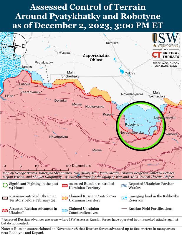 Pyatykhatky and Robotyne Battle Map Draft December 2, 2023 (1) — Postimages