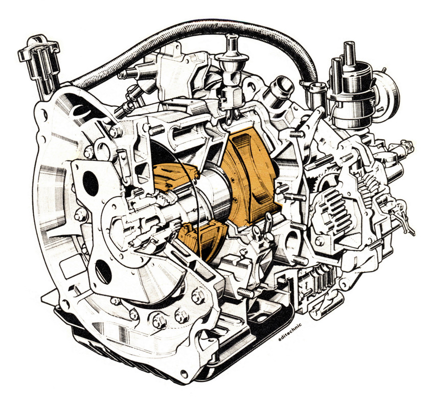 Comotor Wankel engine by Editechnic — Postimages