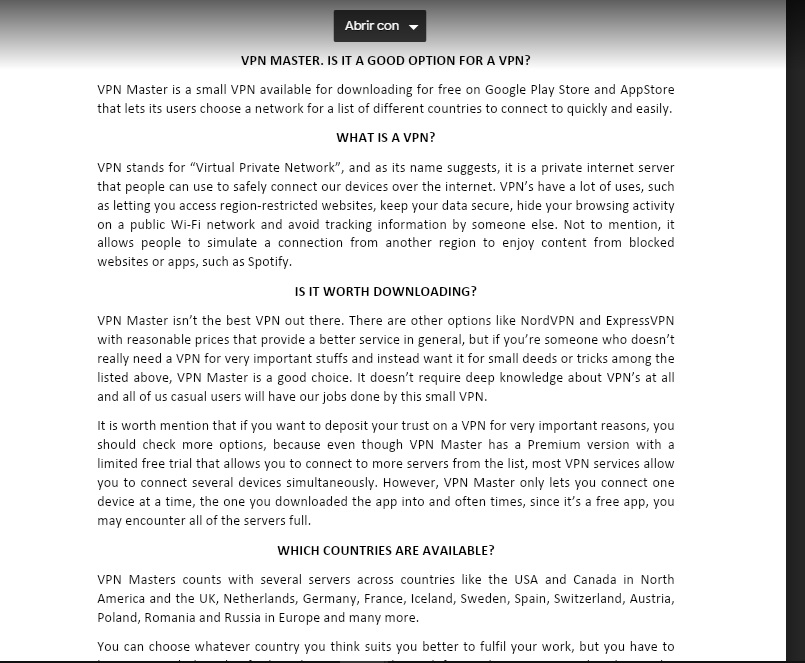 ejemplo articulo redacrtor — Postimages