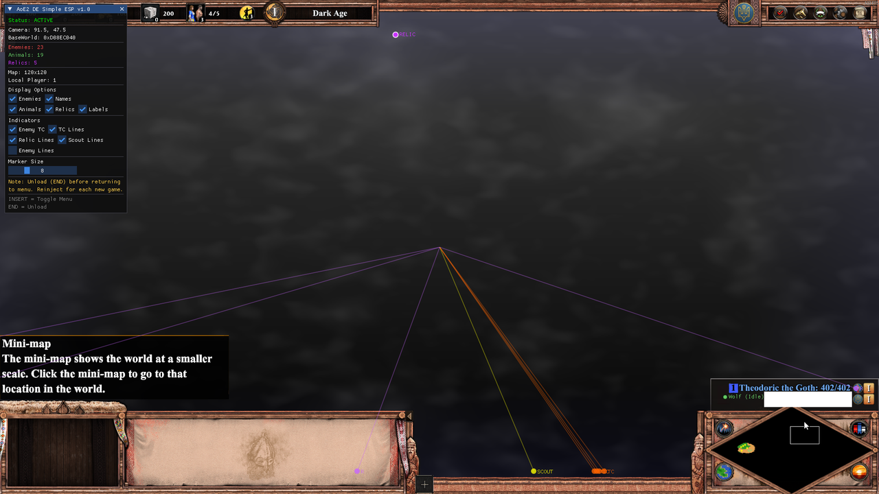 [Release] AoE2 DE Simple ESP v1.0 [Steam]