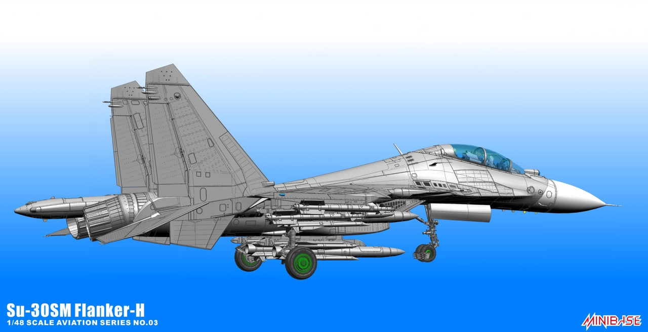1/48 - Sukhoi Su-30SM "Flanker-H" by Minibase - 3D renders+box art - release in 2024 ? - The ...