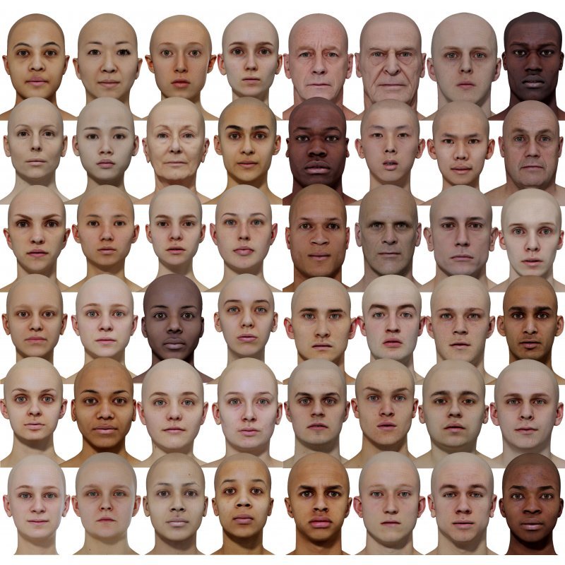 (FILLED) 3D Scan Store Animation Ready Body, Head Models & Displacement ...